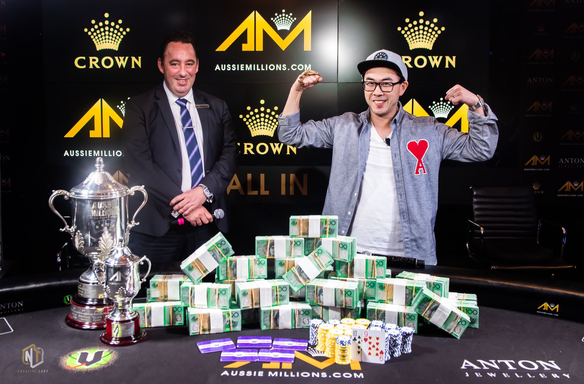 Melbourne’s Own Vincent Wan Wins Aussie Millions Main Event