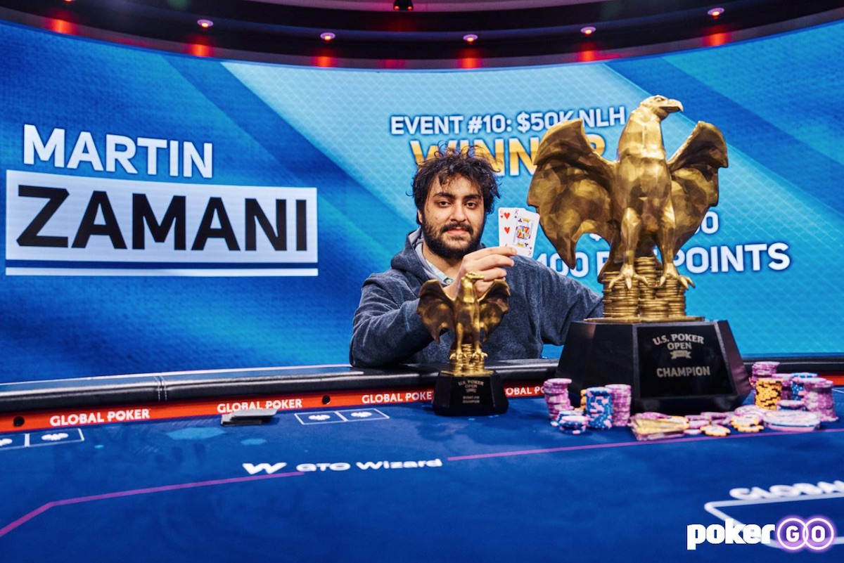 Martin Zamani Claims 2023 U.S. Poker Open Championship After Final ...